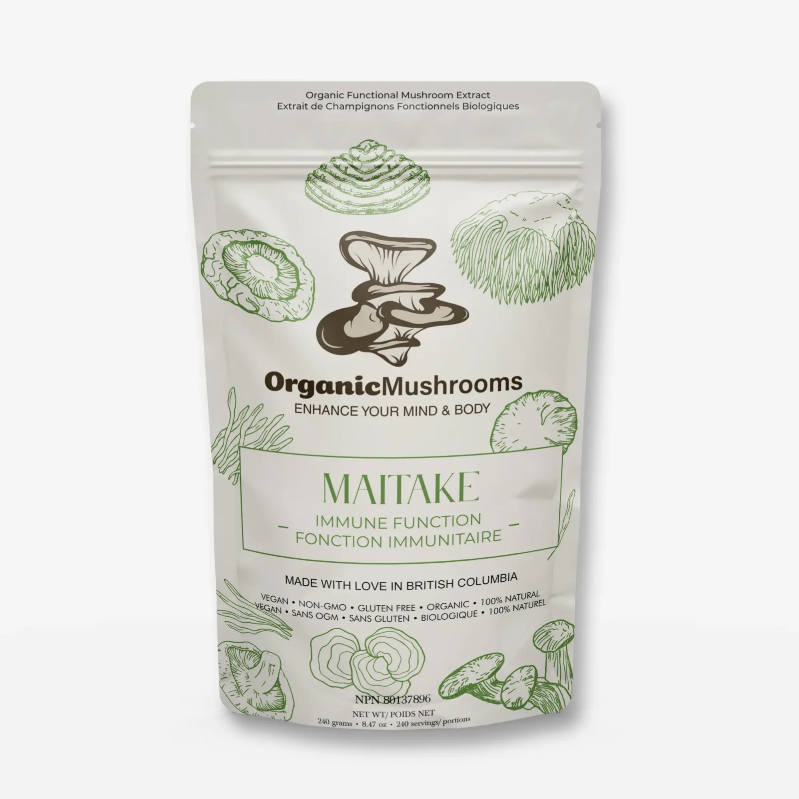 Maitake Mushroom Extract Powder | Organic Mushrooms